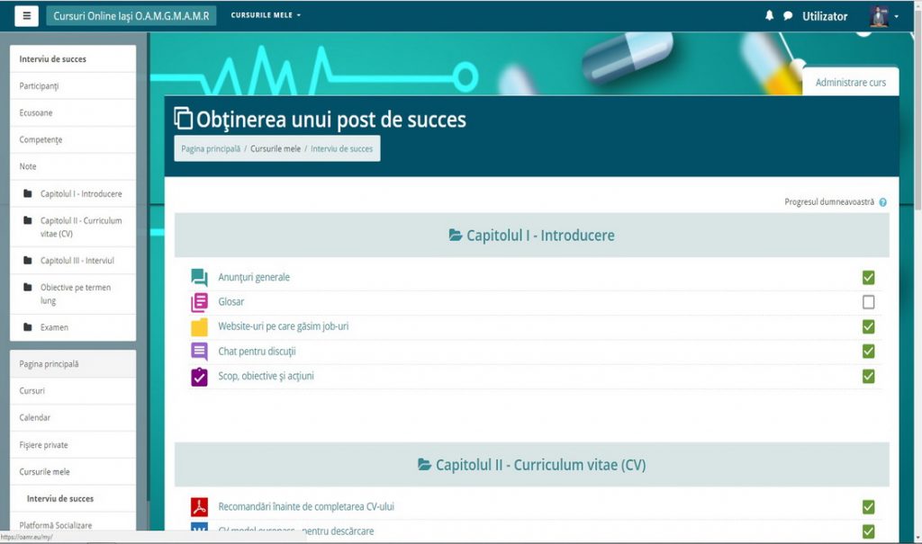 Lansarea platformei de cursuri online a OAMGMAMR Iaşi - OAMGMAMR Iași