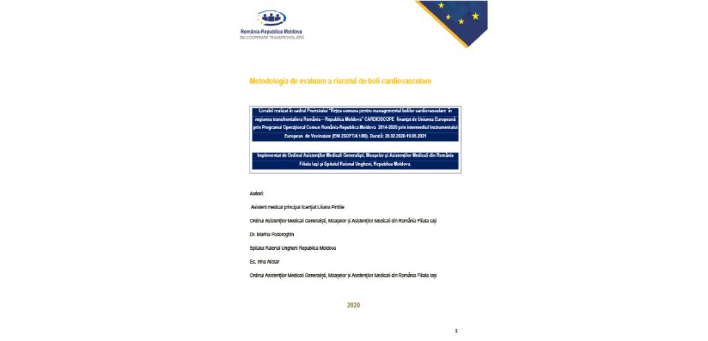 Metodologia de evaluare a riscului de boli cardiovasculare - OAMGMAMR Iași